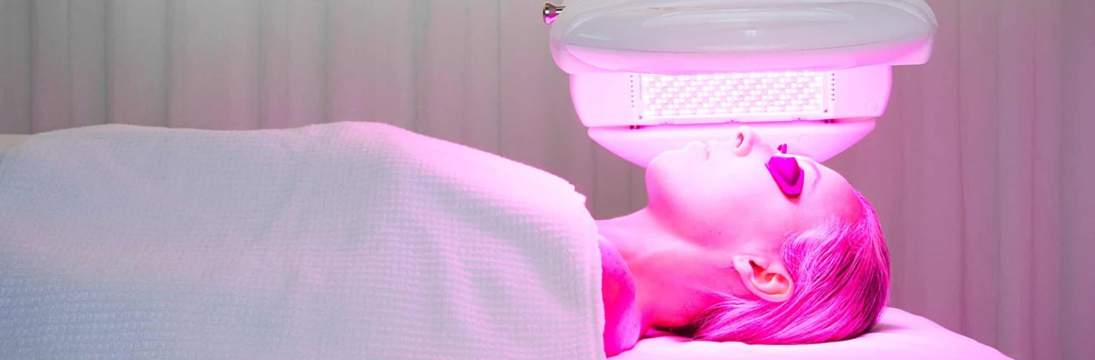 Dermalux LED light therapy treatment at Pure Synergie, Greenwich
